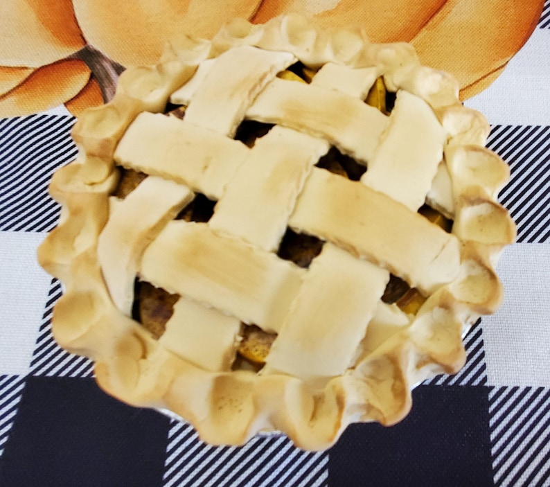 5" Pumpkin, Cherry, Blueberry, Apple Holiday Pies Faux Food /fake Bake ...