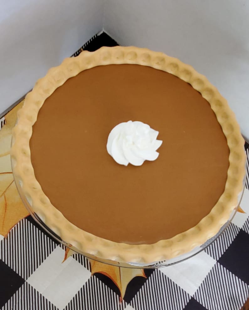 9.5“ Pumpkin, Chocolate, or Apple, Faux Pies Faux Food /fake Bake ...