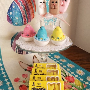 One Box of (4)miniature PEEPS Faux Food /fake Display/ Replica Prop - Etsy