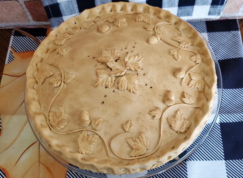 9.5“ Pumpkin, Chocolate, or Apple, Faux Pies Faux Food /fake Bake ...