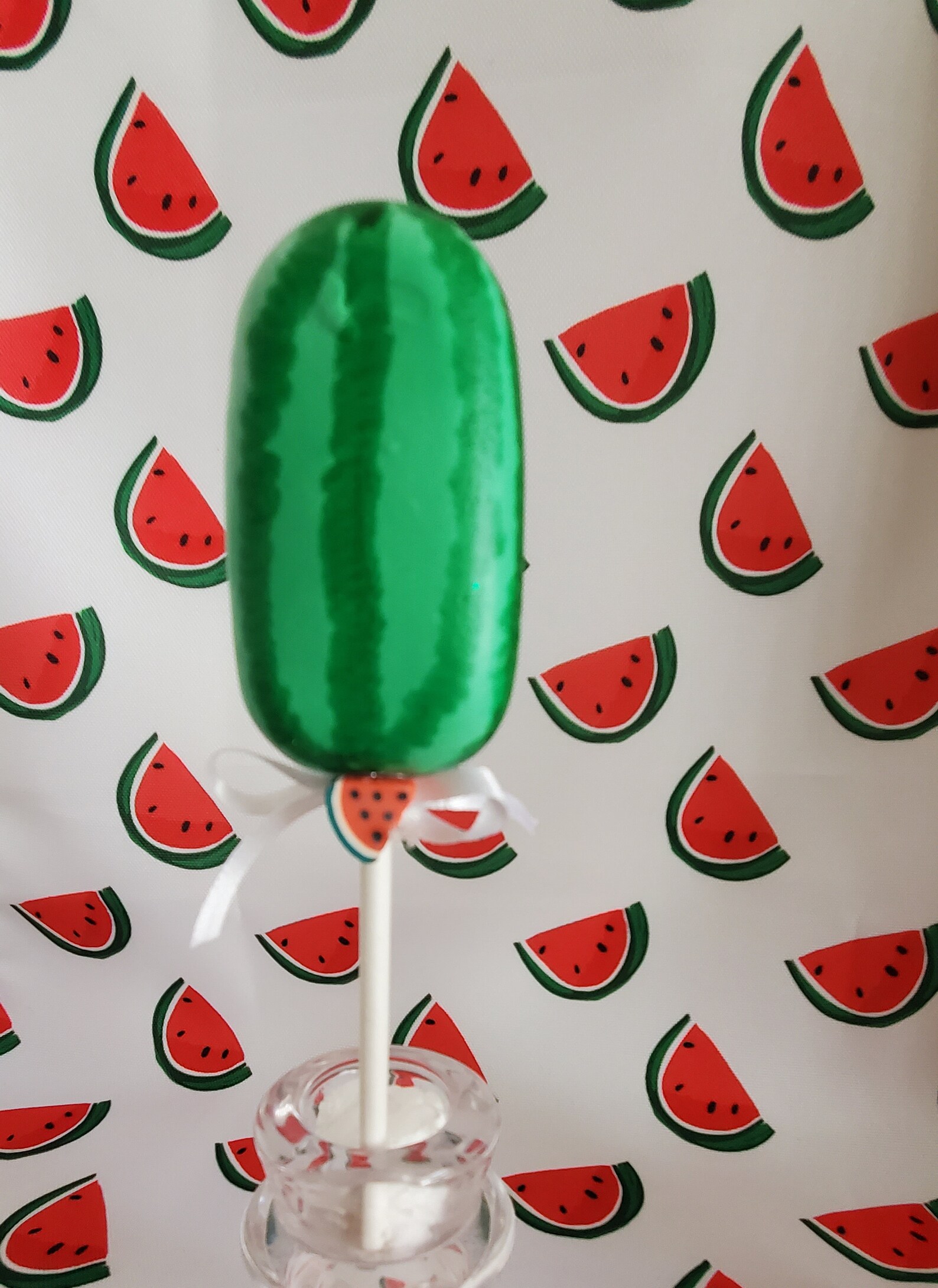 Faux Watermelon Cake Pop Pair or Macaron: Summer Tier Tray Decor - Etsy