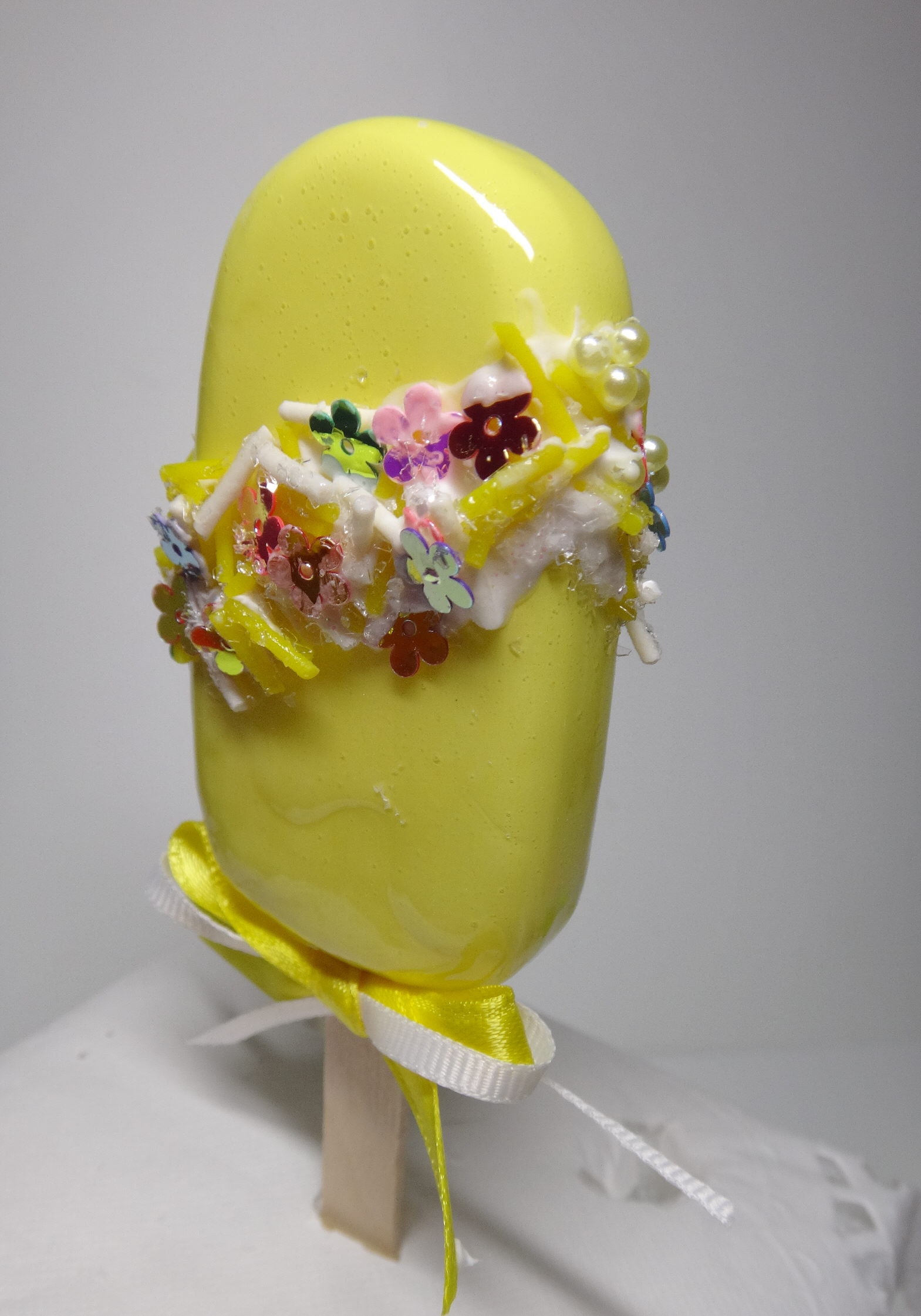 ONE Mid-size Ice Cream Popsicles Faux Food Fake Bake Display - Etsy