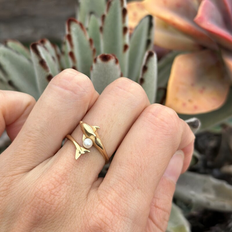 Dolphin Ring Jewelry - Etsy