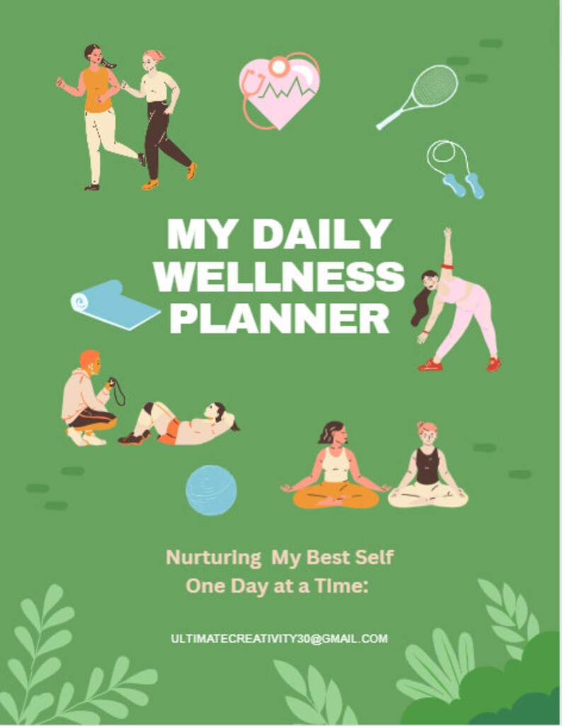 Health and Wellness Printable Planner With Holistic Wellness Bonus Free ...