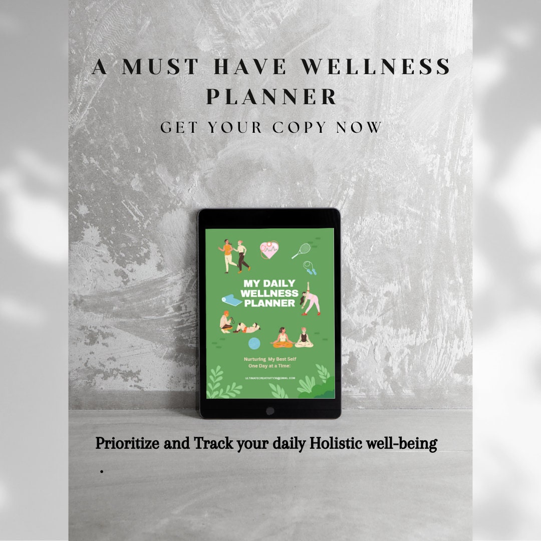 Health and Wellness Printable Planner With Holistic Wellness Bonus Free ...
