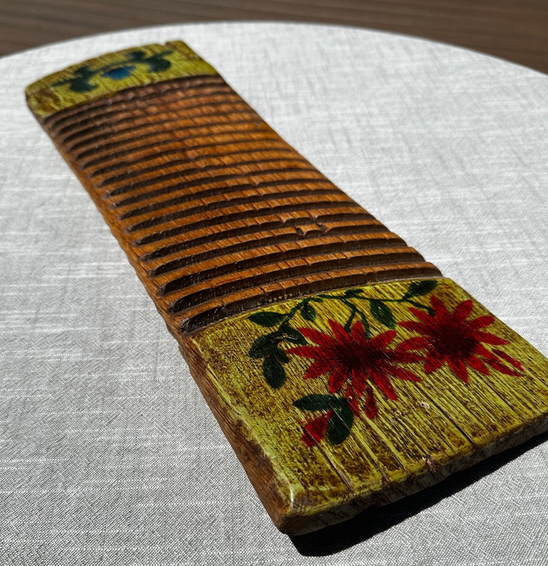 Beautiful Wooden Vintage Chinese Washboard With Real Patina. - Etsy