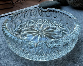 Vintage Princess House Lead Crystal Ash Tray #827 Highlights Pattern - Etsy