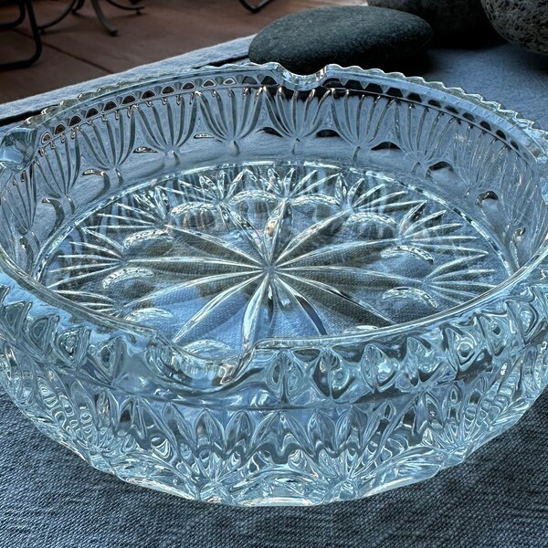 Lead Crystal Ashtray - Etsy