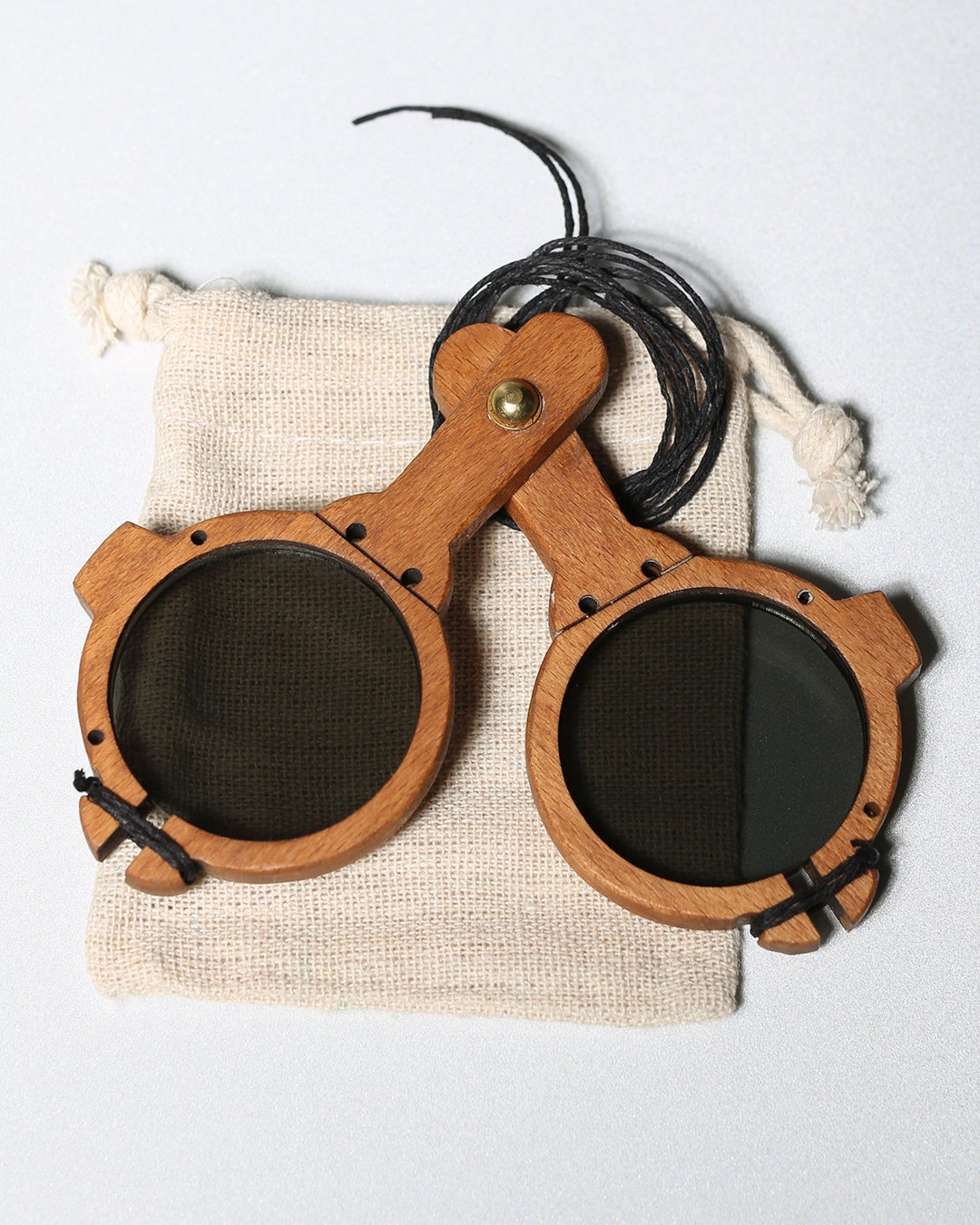 Medieval Rivet Sunglasses, Beech, 'witcher' Style - Etsy