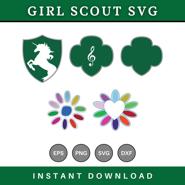 Girl Scout Svg - Etsy