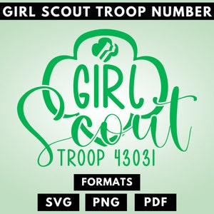 Girl Scout Svg - Etsy