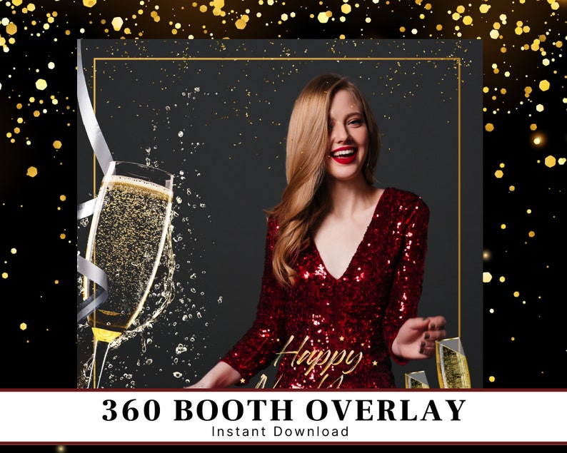 360 Booth Overlay 360 Frame New Year 360 Overlay 360 Video - Etsy