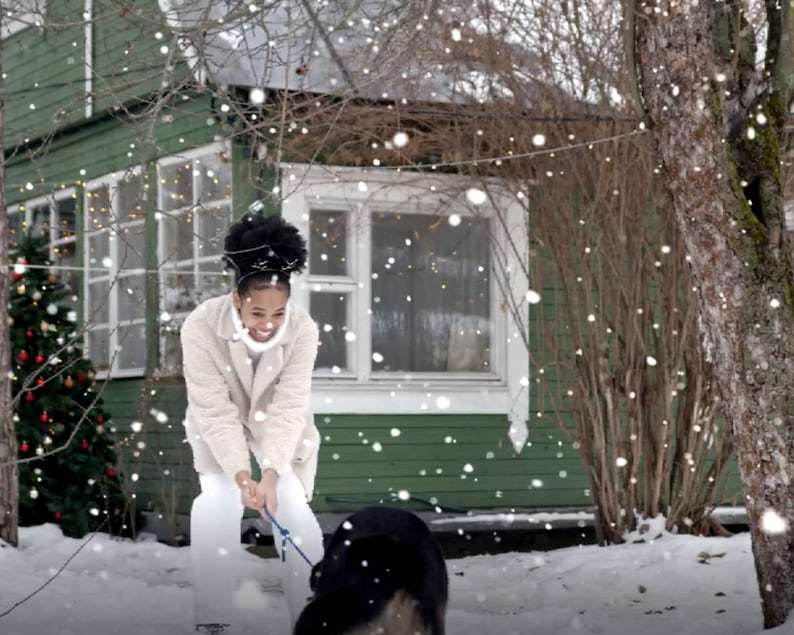 10 Animated Falling Snow Overlays Animated Snow Overlay Snow - Etsy