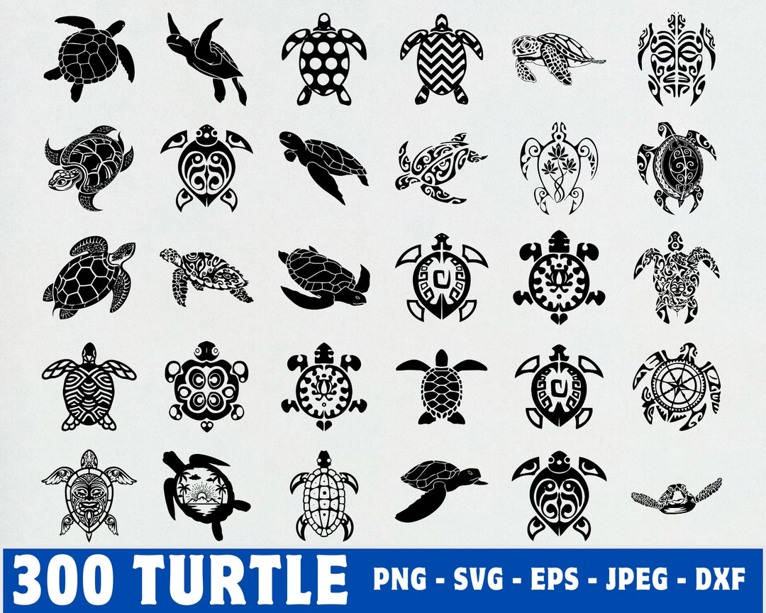 Sea Turtle SVG Bundle Turtle Svg Turtle SVG Files for Cricut Big Sea ...