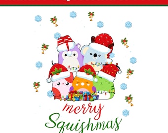 Merry Squishmas Png, Christmas Squishmallow Png, Squishmallow for Kid ...