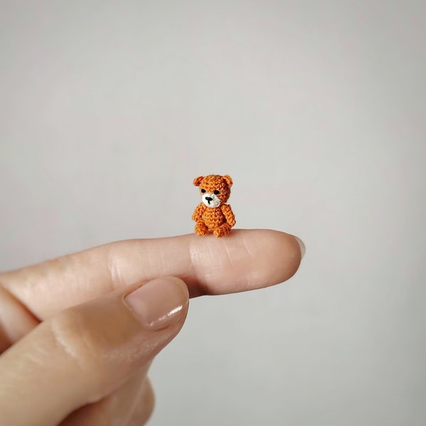 Miniature Teddy Bear - Etsy
