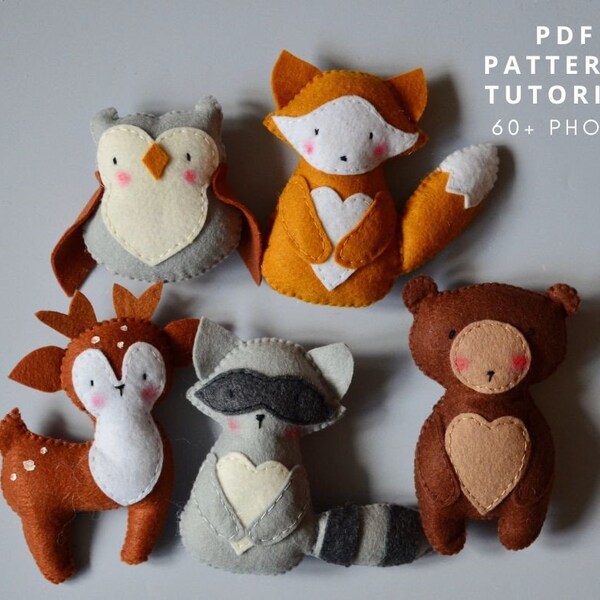 Stuffed Animal Sewing Patterns - Etsy