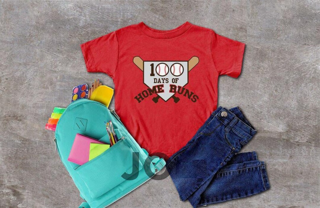100 Days Of School Shirt 100 Days Shirt Baseball Shirt 100th Day Of