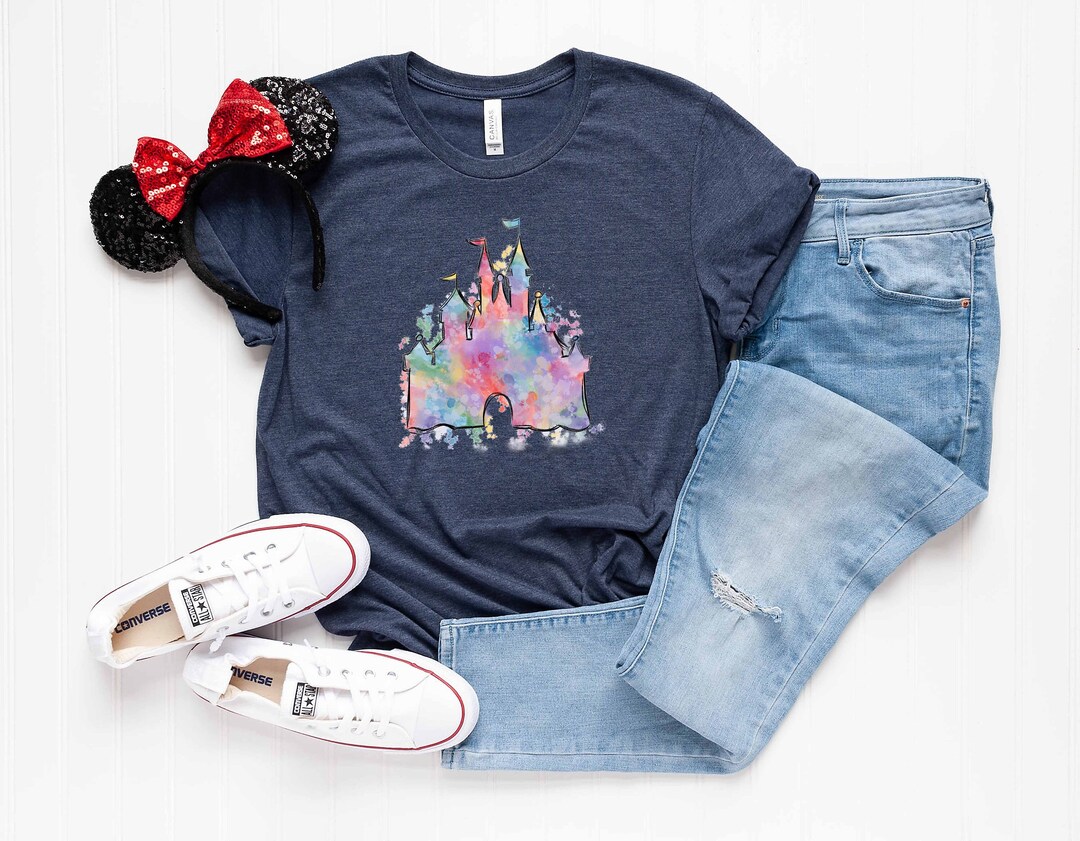 Walt Disney Castle T-shirt, Cute Castle Shirt, Disney Vacation Shirt ...