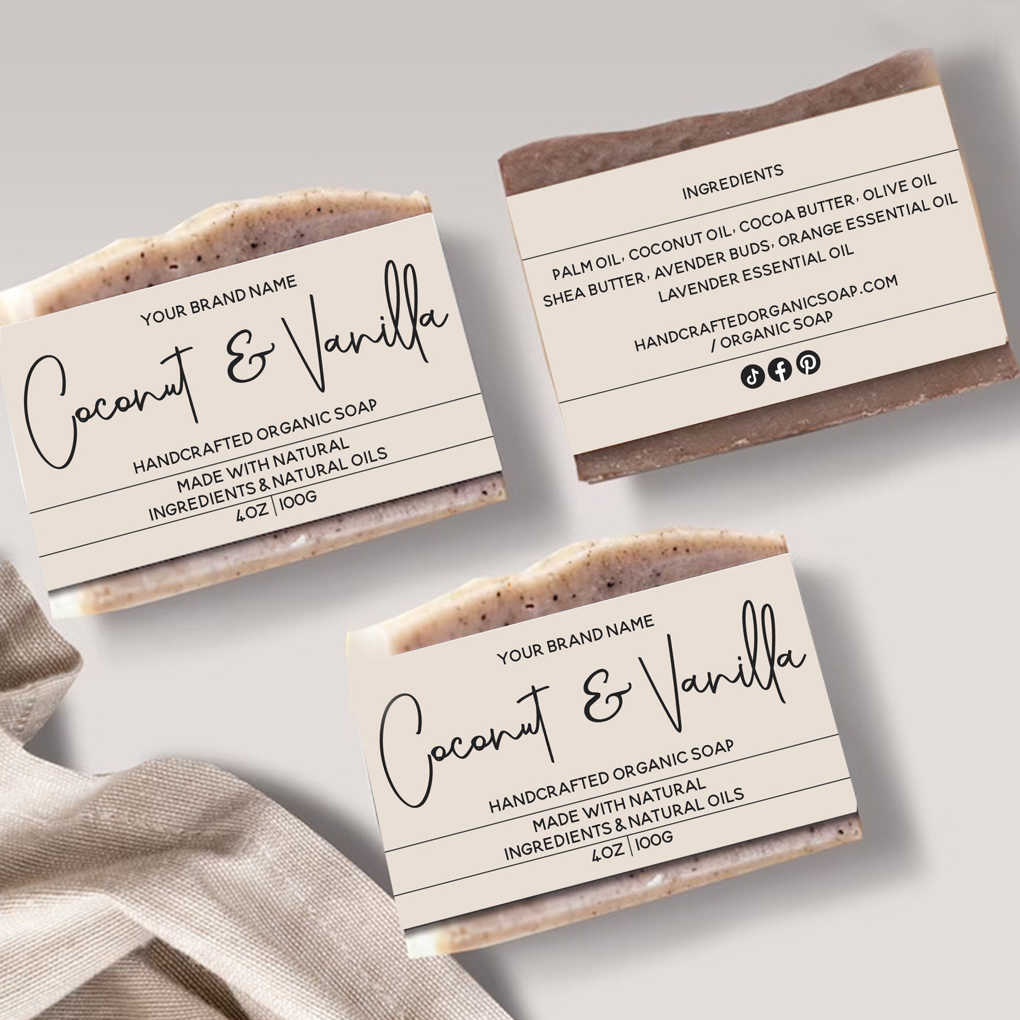 Soap Label Template Printable Soap Label Template Soap Label - Etsy Canada