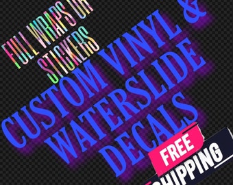 Clear Cast Decal - Etsy