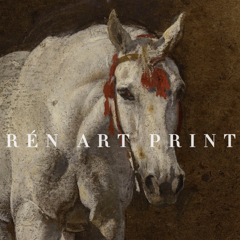 Vintage Horse Painting Equestrian Print Farmhouse Wall Art - Etsy Vintage Horse Painting Equestrian Print Farmhouse Wall Art - Etsy