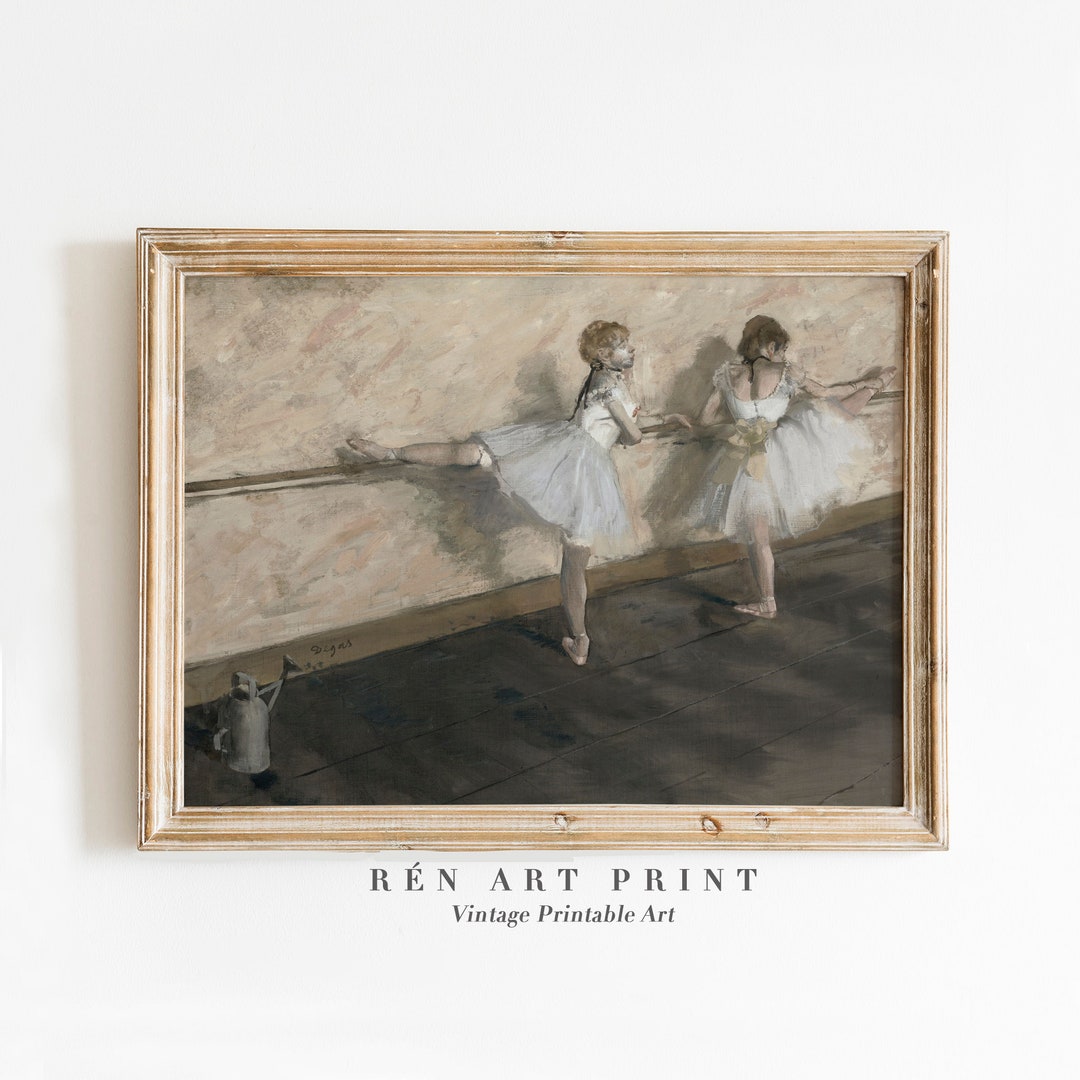 Vintage Ballet Print Download | Dance Studio Wall Art | Girls Room ...