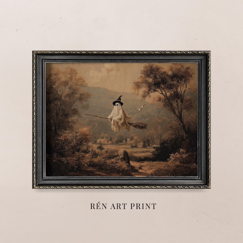 Whimsical Ghost Print - Etsy Hong Kong