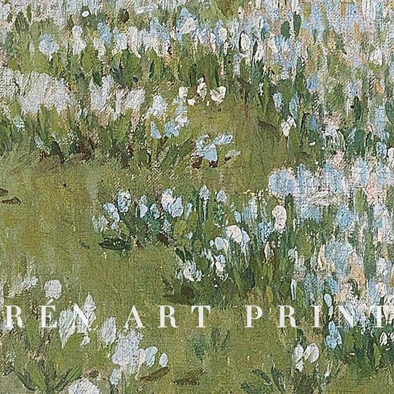 Spring Landscape Painting Printable Art Neutral Wall Art - Etsy