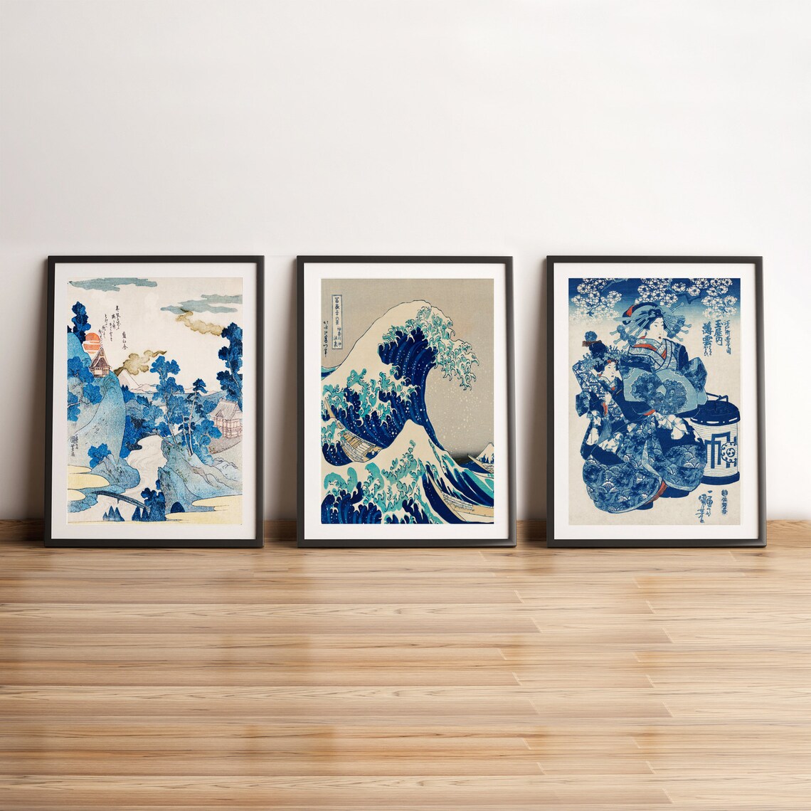 Japanese Woodblock Prints Set | Ukiyo-e Gallery Wall (digital Download ...
