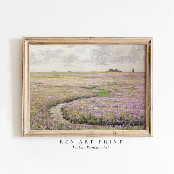 Spring Meadow Wall Art - Etsy