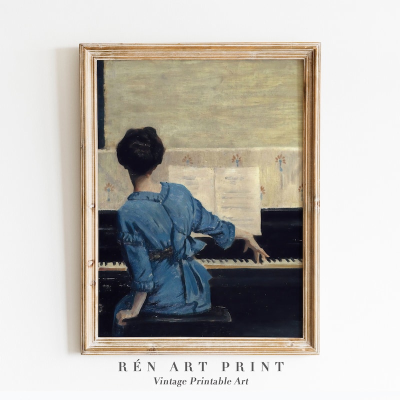 Victorian Piano Photo - Etsy