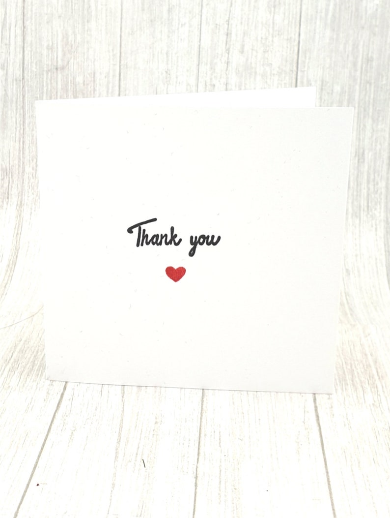 5/10/15/20 Pack of Small Thank You Cards. Thank You Notelets. Simple ...