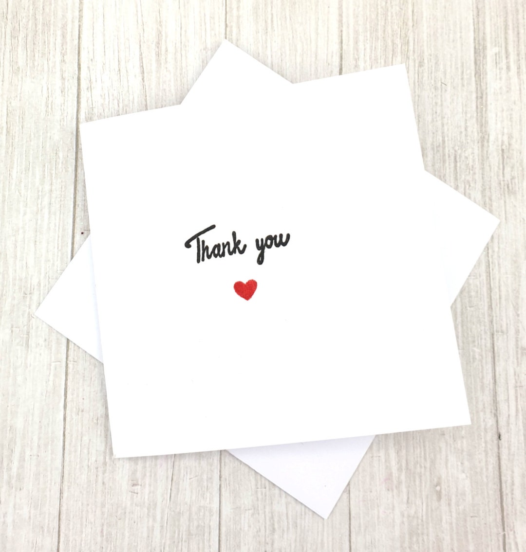 5/10/15/20 Pack of Small Thank You Cards. Thank You Notelets. Simple ...