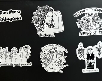 Girl Power Stickers, Girl Empowerment Stickers, Feminist Stickers, Self ...