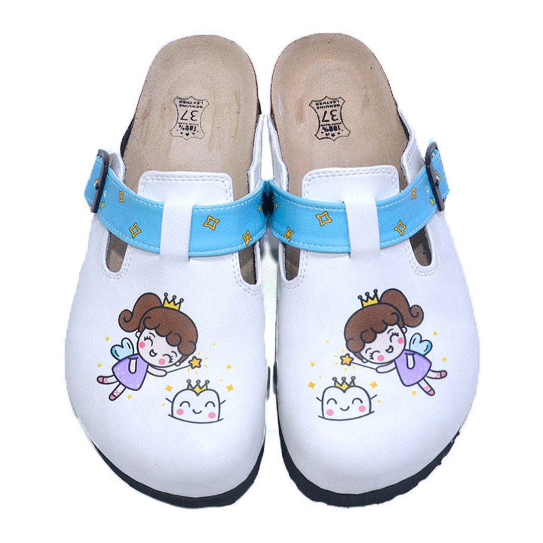 Tooth Fairy Clogs: Leather Dentist Shoes, Doctor Gift - Etsy