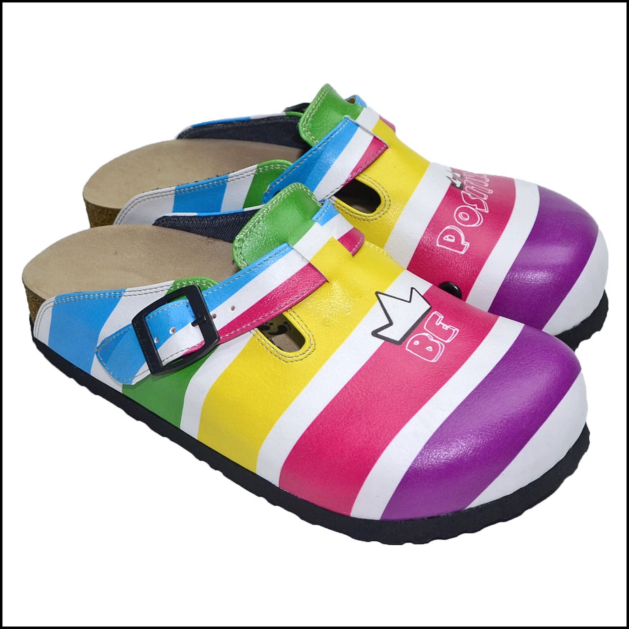 Be Positive Themed Professional Women's Clogs - Etsy