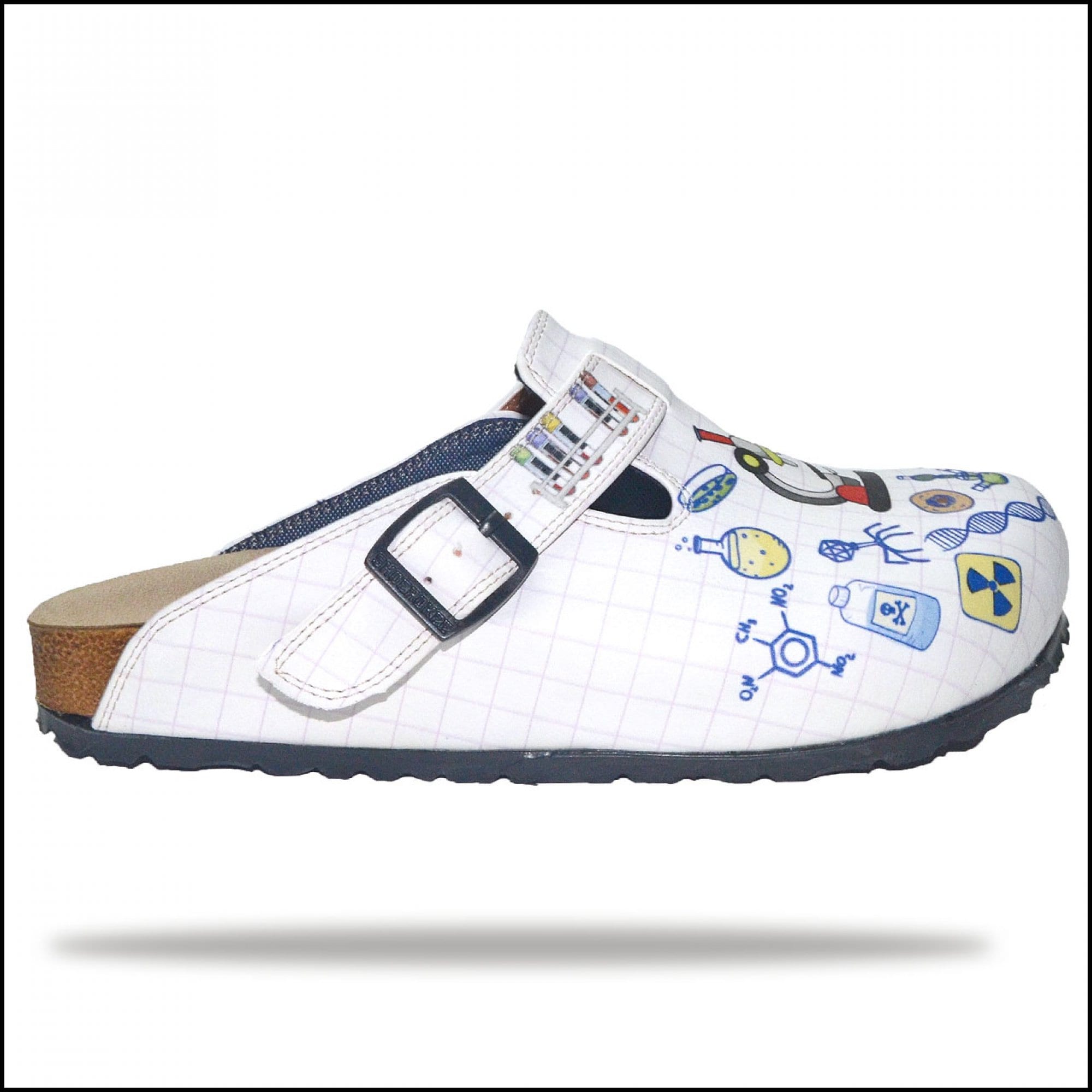 Laborant Researcher Chemist Themed Comfortable Women's Clogs ...