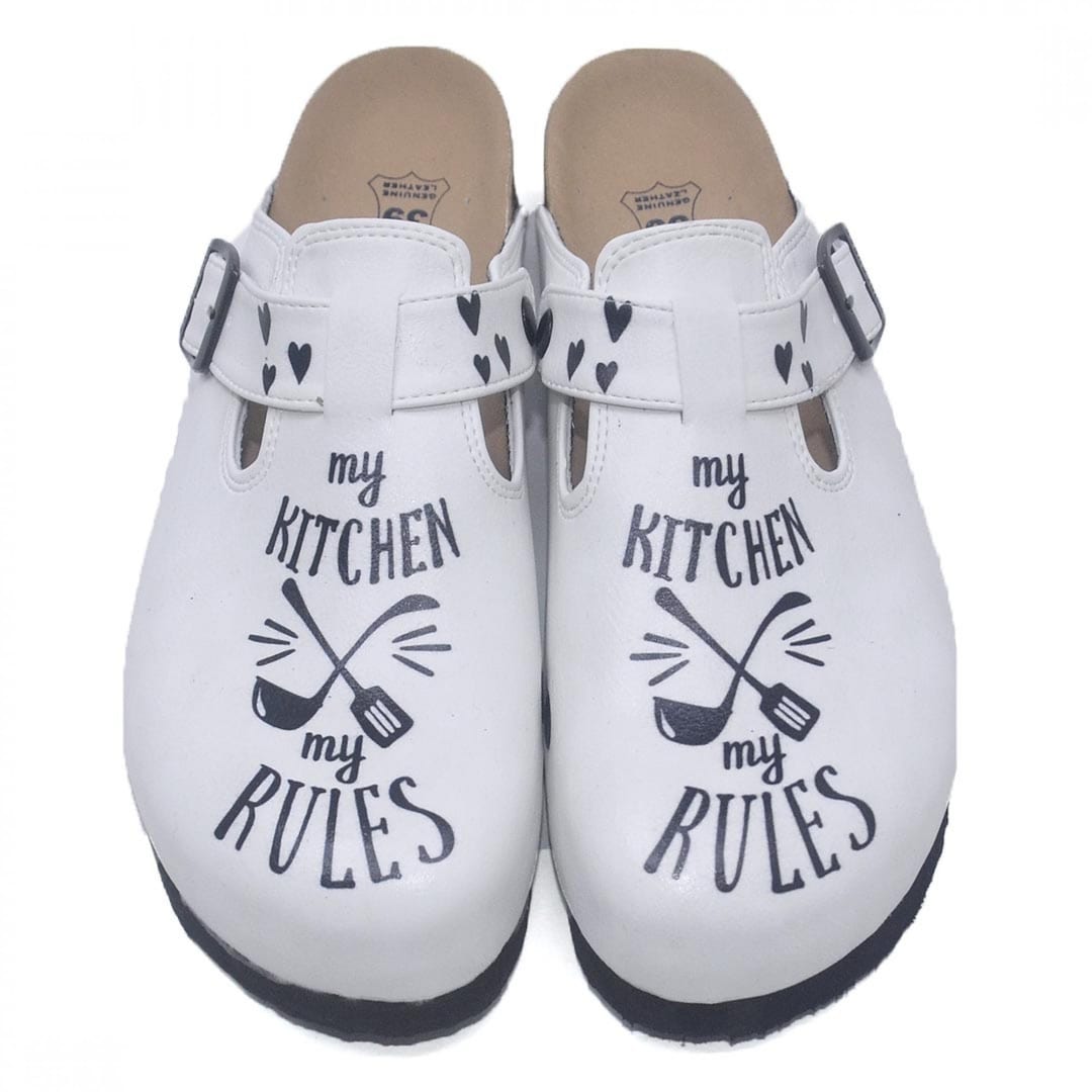 Kitchen Chef Shoes, Chef Clogs, Custom Chef Shoes, Chef Womens Leather ...