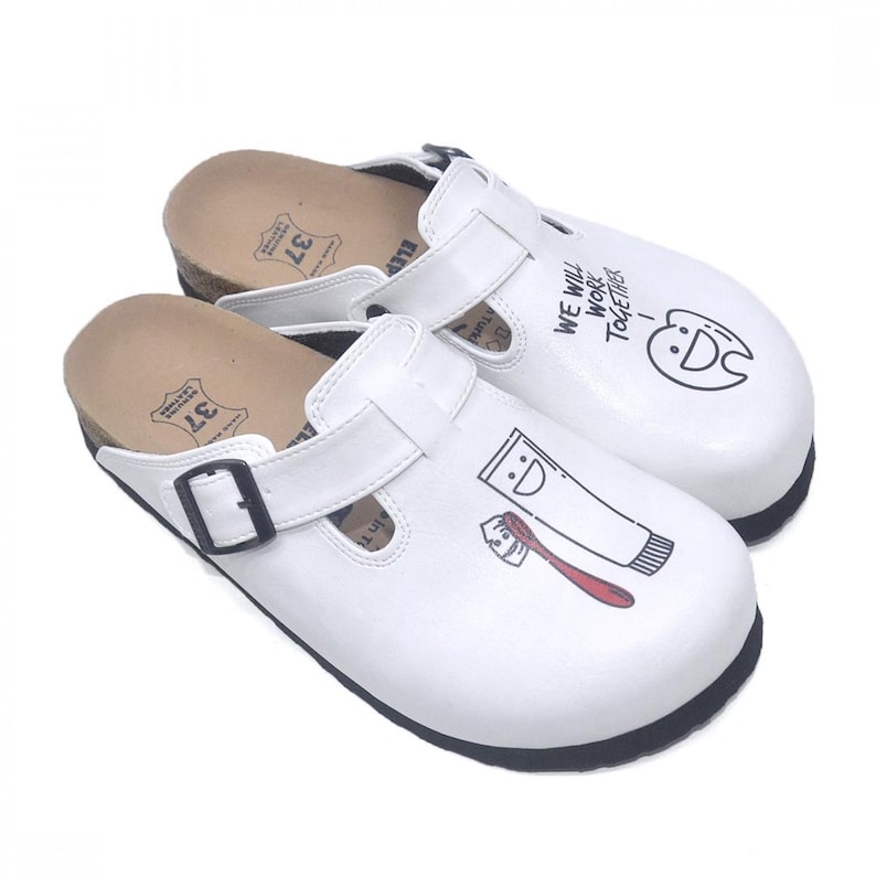 Dentist Clogs, Dental Shoes, Dentistry Sandals, Toothbrush and ...