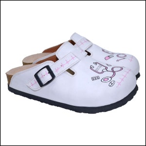 Doctor Clogs, Doctor Shoes, Handmade, Comfortable DOCTOR Themed ...