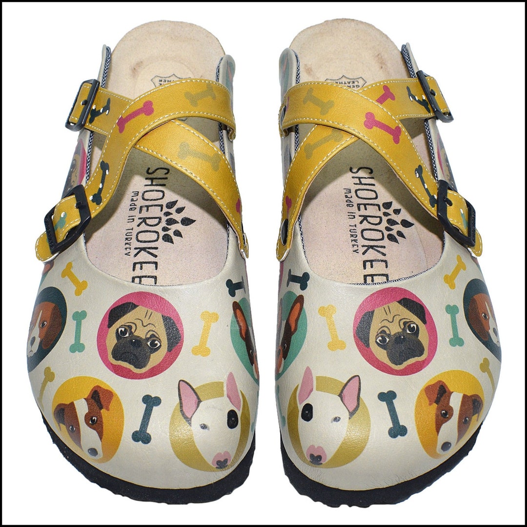 Summer Clogs, Summer Shoes, Dog Themed Womens Clogs, Vet Gift ...