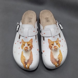 BLACK CAT Themed Comfortable Women's Clogs, CAT Lovers, Cat Lover Gifts ...