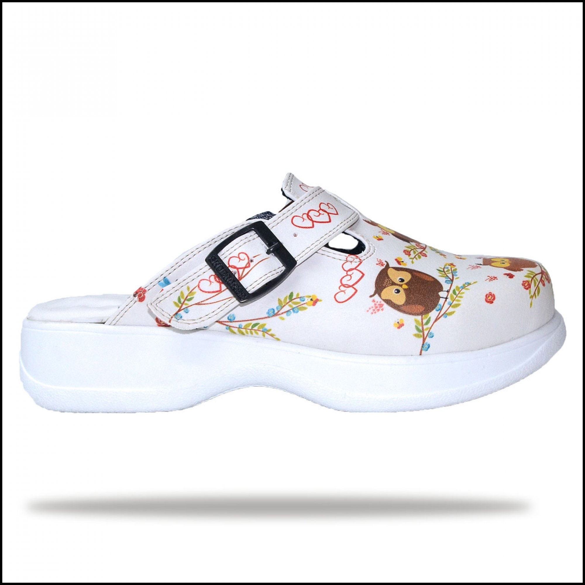 High Heel Medical Clogs Owl Themed Nurse Doctor Dentist - Etsy