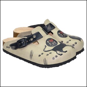 BLACK CAT Themed Comfortable Women's Clogs, CAT Lovers, Cat Lover Gifts ...