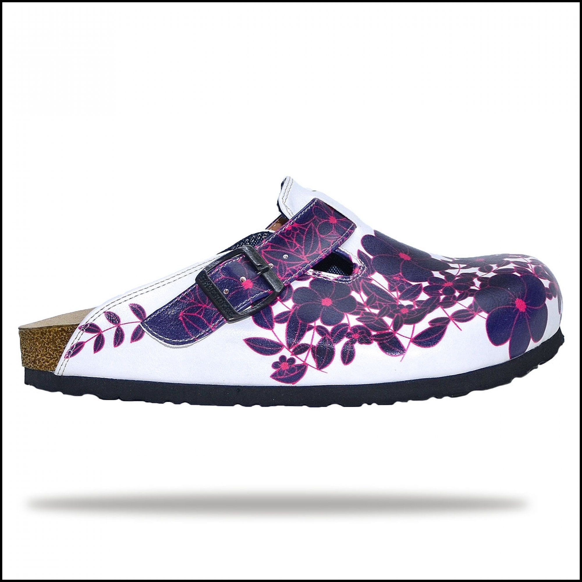 PURPLE FLOWERS Themed Professional Women's Clogs 100% - Etsy