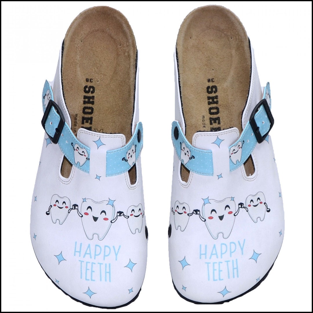 Dentist Clogs, Dental Shoes, Dentistry, Dental Assistant Gifts, HAPPY ...