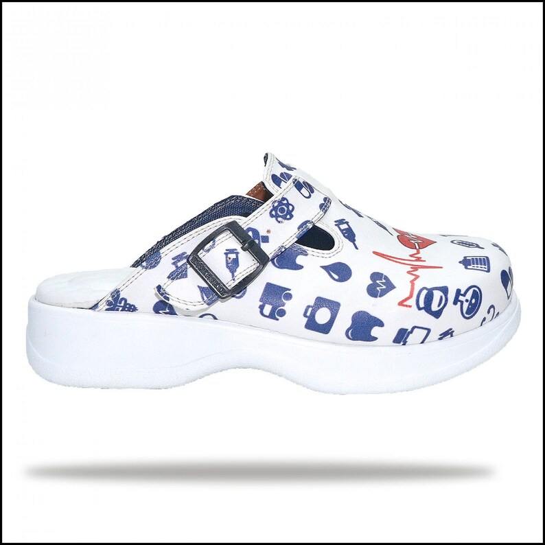 Nurse Shoes Nursing Clogs Doctor Heel Slippers 100% - Etsy