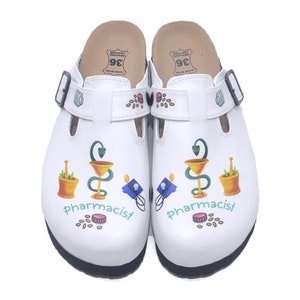 Pharmacy Shoes, Pharmacist Shoes, Apothecary Clogs, Pharmacy Tech Shoes ...