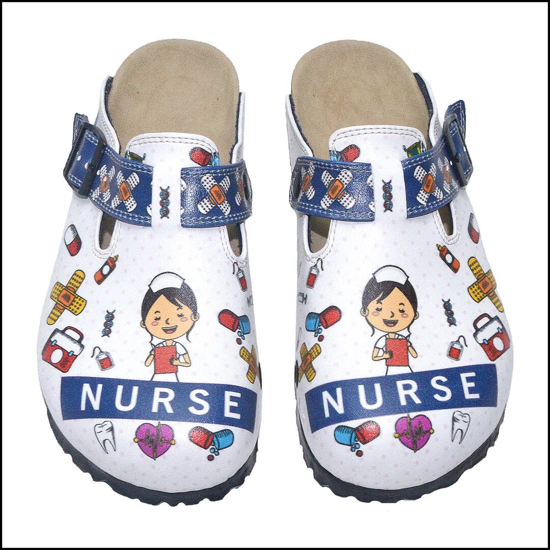 Nursing Shoes, Nurse Clogs, Nurse Themed Professional Nursing Clogs ...